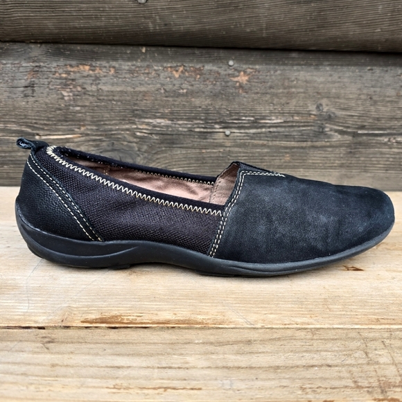 Natural Soul | Shoes | Natural Soul Frank Black Suede Nubuck Slip On ...